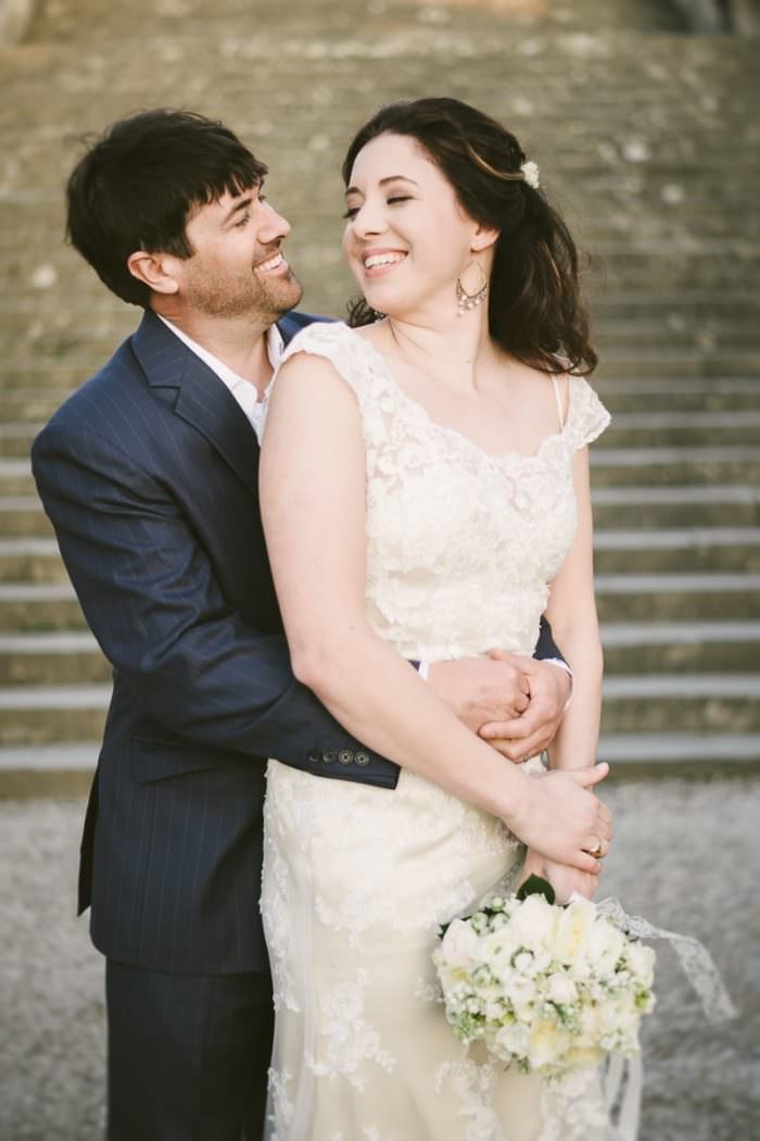 Maria & Kyle intimate wedding in Florence at Villa Cora